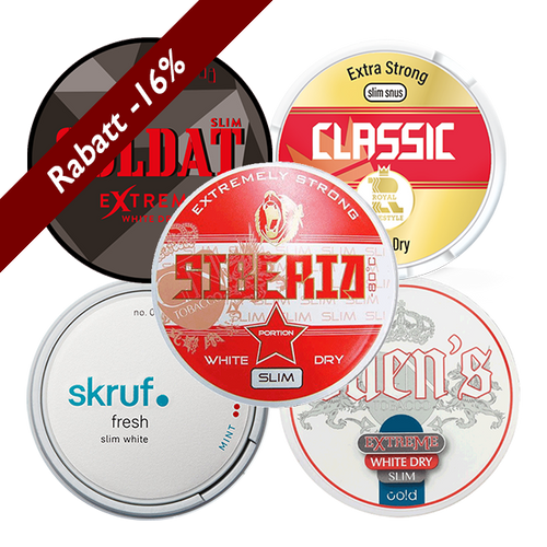 Tobacco Strong Mix Slim | Snus online bestellen Schweiz | Snushus.ch