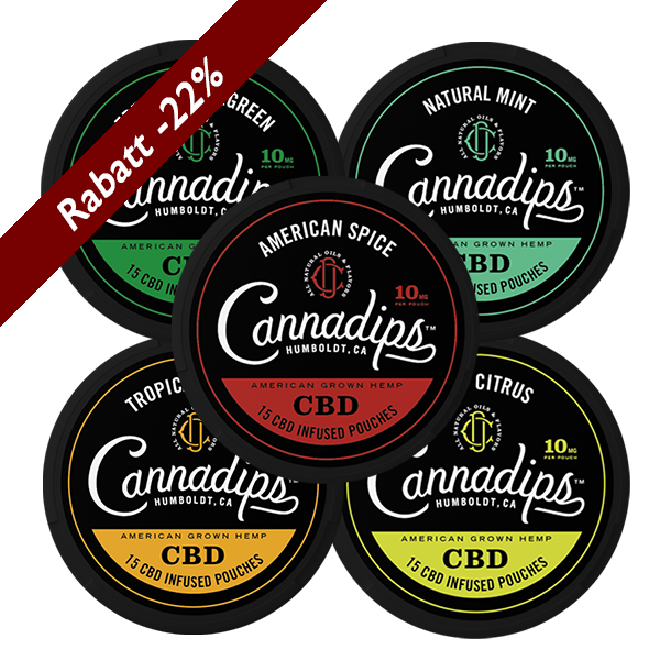 Cannadips Mix | CBD Snus kaufen | CBD Pouches kaufen | Snushus.ch