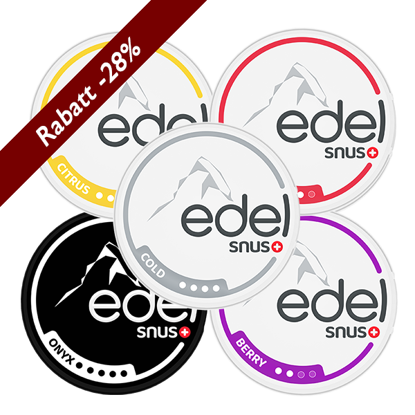 edelsnus Mix | Snustester bestellen | Swiss Made Snus | Snushus.ch